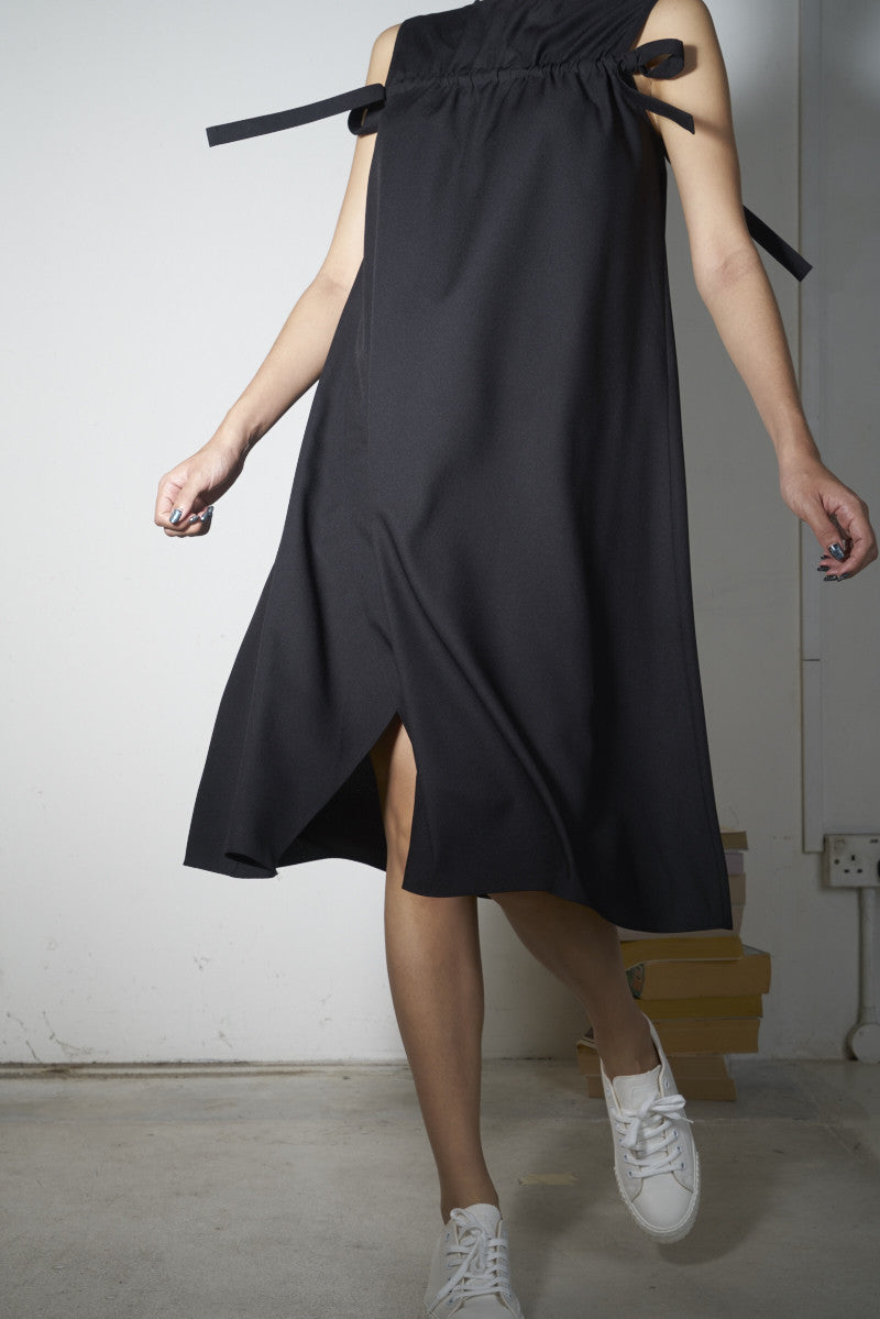 Drawstring Drapes Dress - Chiffon #68 – Emporium of the Modern Man